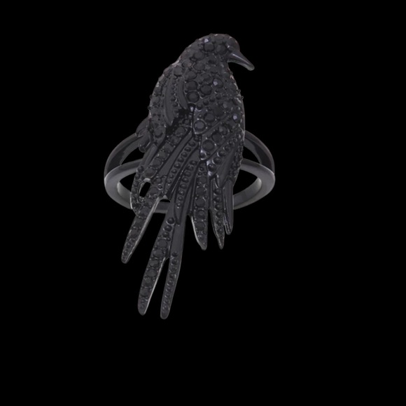 Simply Vera Vera Wang | Jewelry | Vera Wang Gothic Black Crow Ringnwt ...